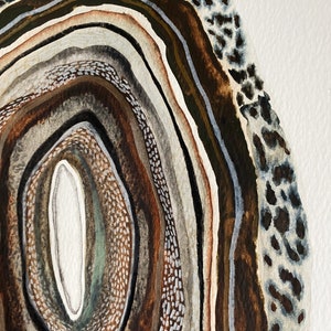 No.3 Abstract Folk Earthy Room Decor Wall Art Spiritual Art - Etsy