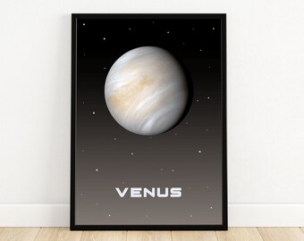 Venus Planet Poster | Etsy UK