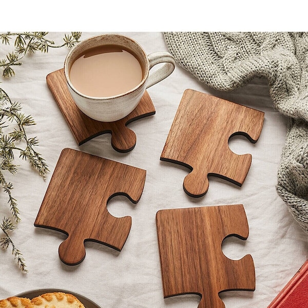 Puzzle Coasters - Etsy