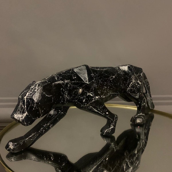 Black Panther Statue Home Decor - Etsy