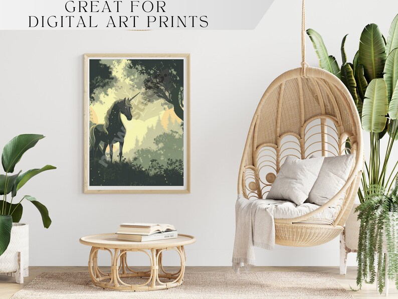 Unicorn Clipart: Fantasy Fabled Unicorn Art Prints (PNG, SVG Digital ...