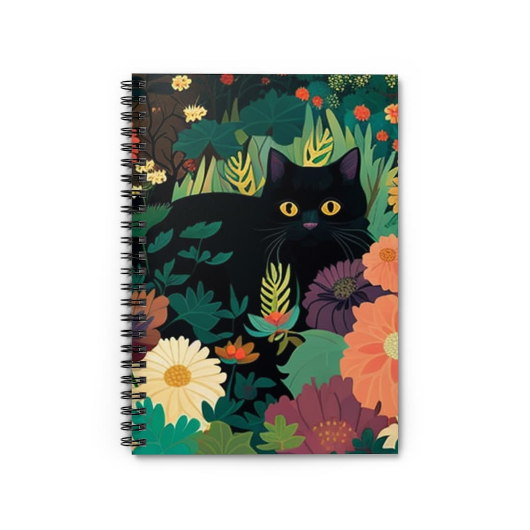 Cat Notebook, Cat Lover Notebook, Nature Lover Notebook, Cat Journal ...