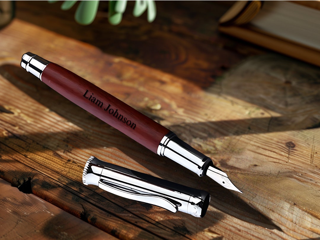 Custom Wood Pen Wood Engraved Pen Personalized Business Pen Monogrammed ...