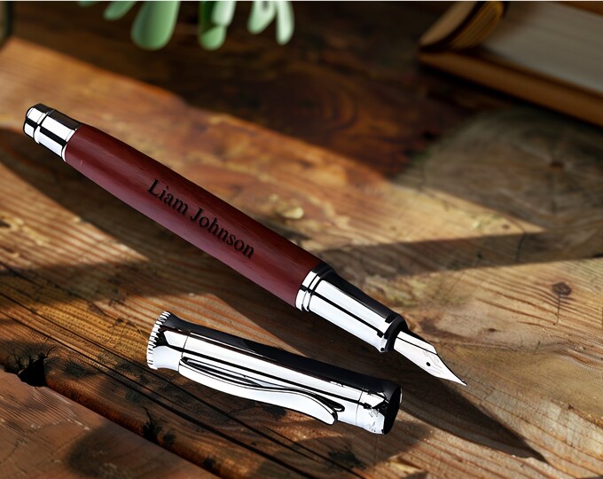 Custom Wood Pen Wood Engraved Pen Personalized Business Pen Monogrammed ...