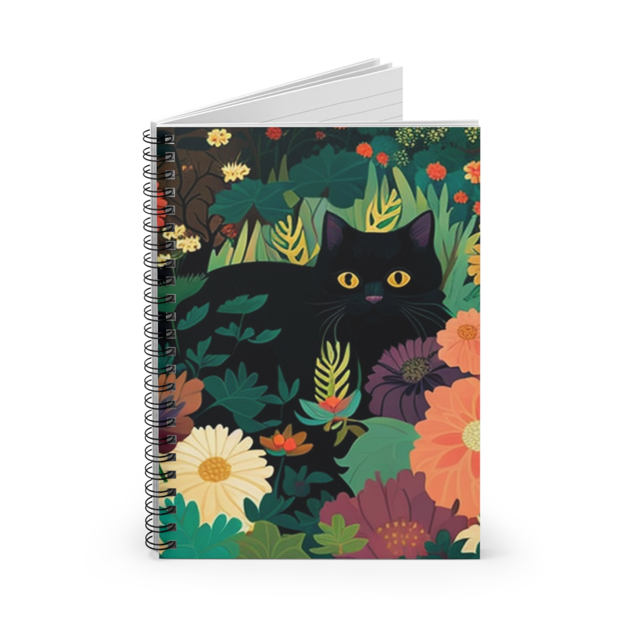 Cat Notebook, Cat Lover Notebook, Nature Lover Notebook, Cat Journal ...
