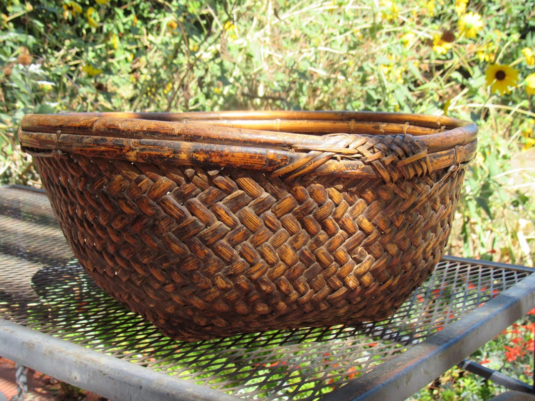 Antique Philippines Ifugao Basket Tray - Etsy