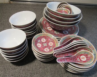 Chinese Dinner Set - Etsy