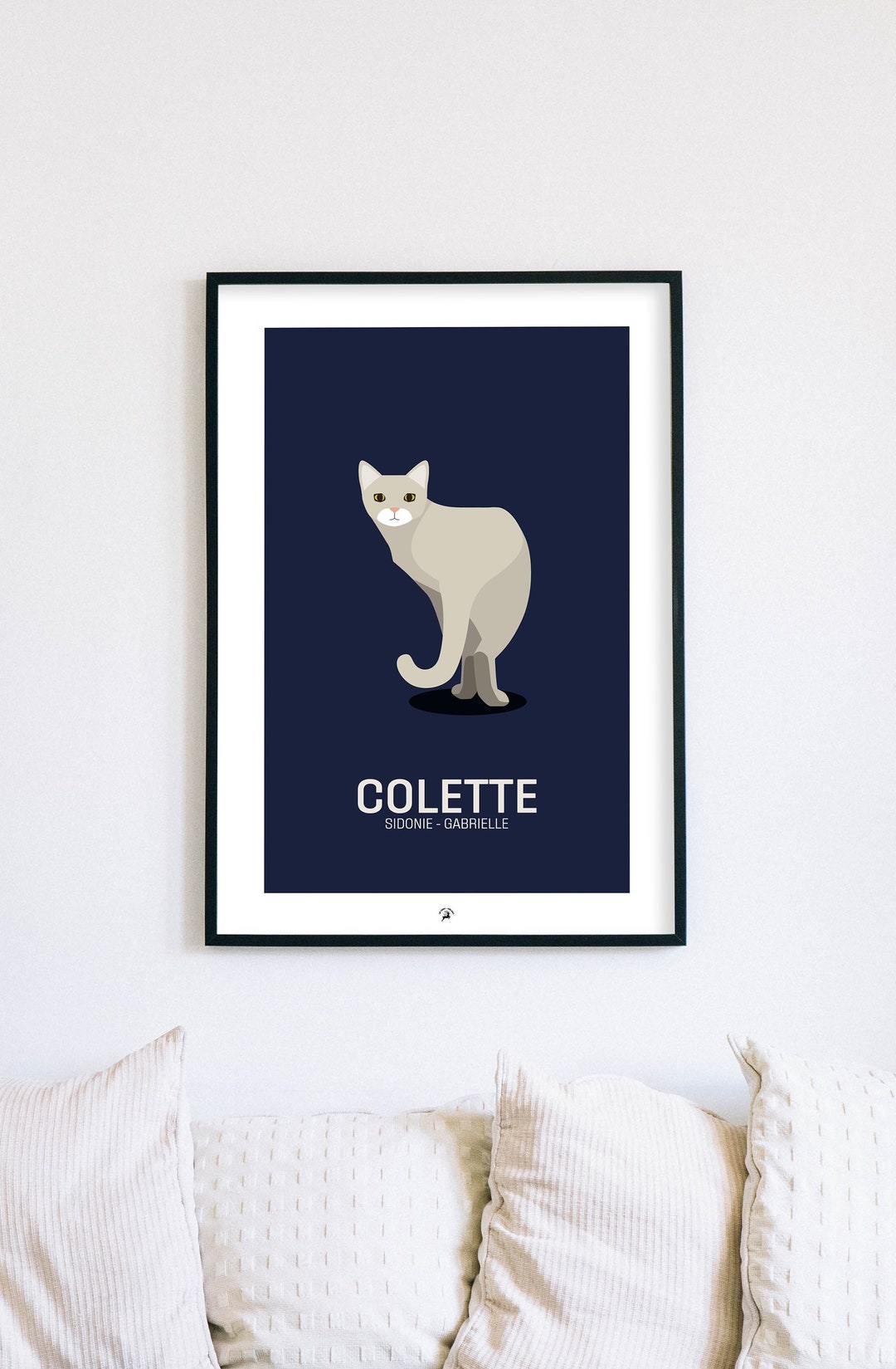 Colette Poster, Poster, Colorful Poster, Portrait, Portrait Poster ...