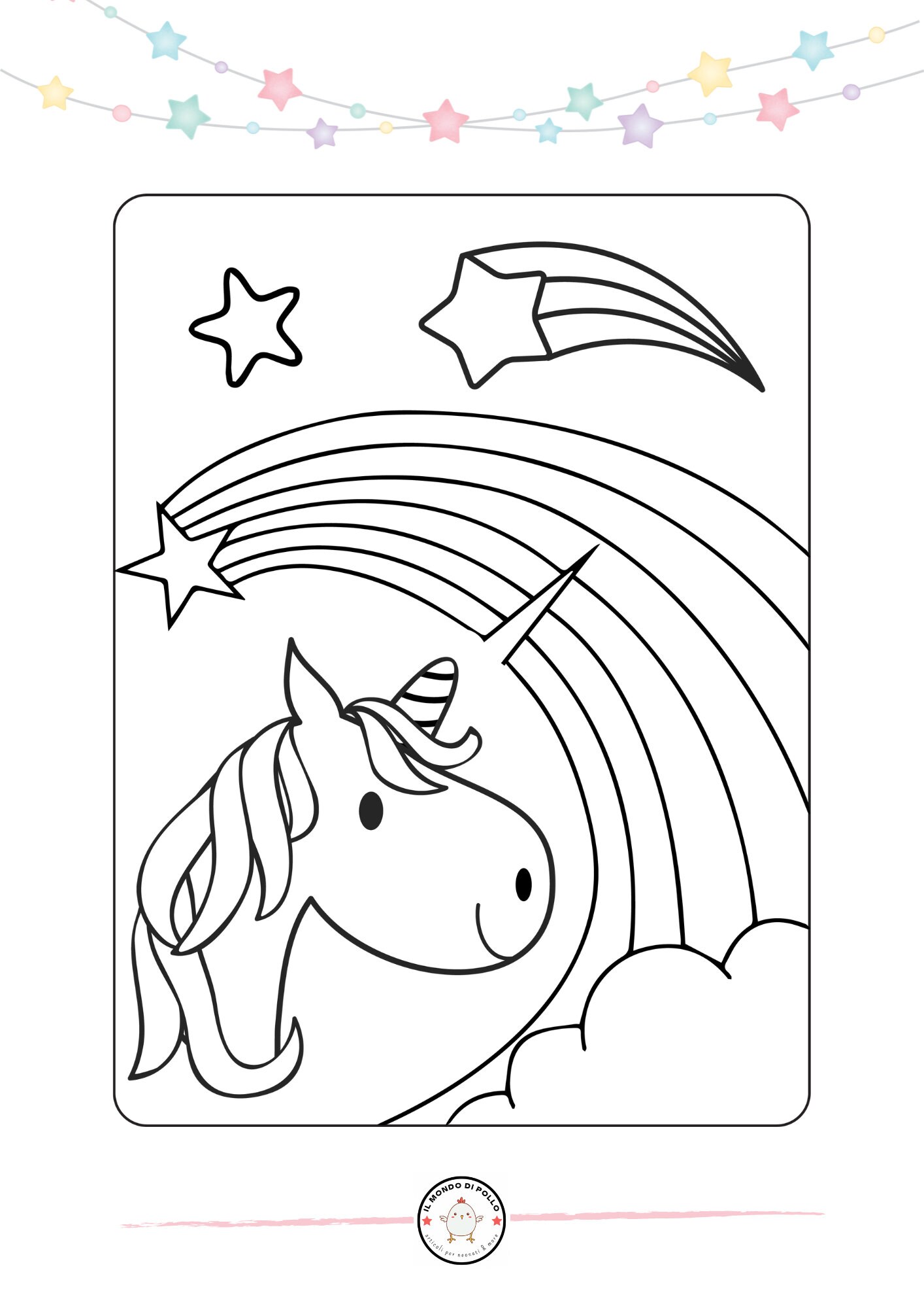 Unicorn: Coloring Book - Etsy
