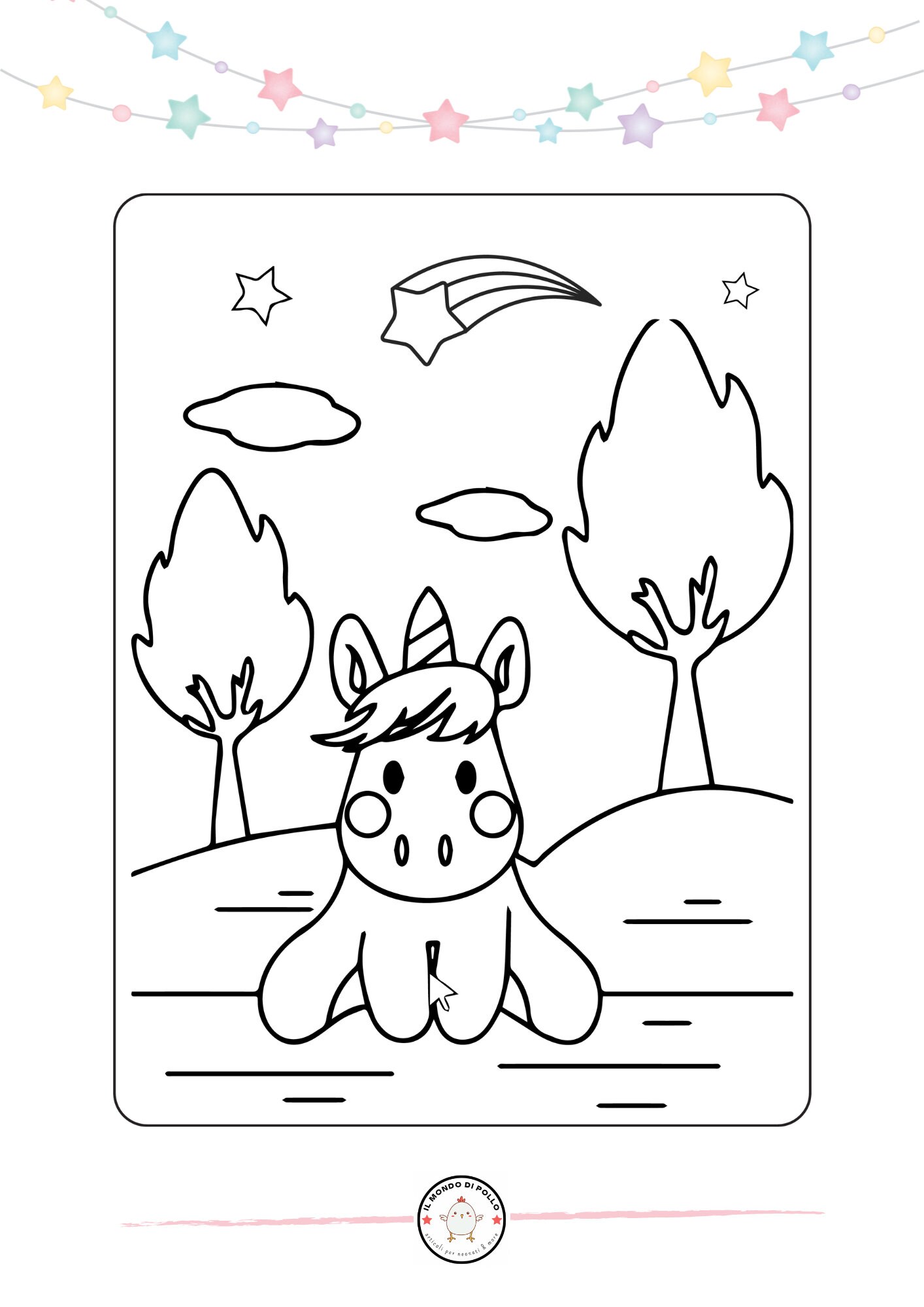 Unicorn: Coloring Book - Etsy