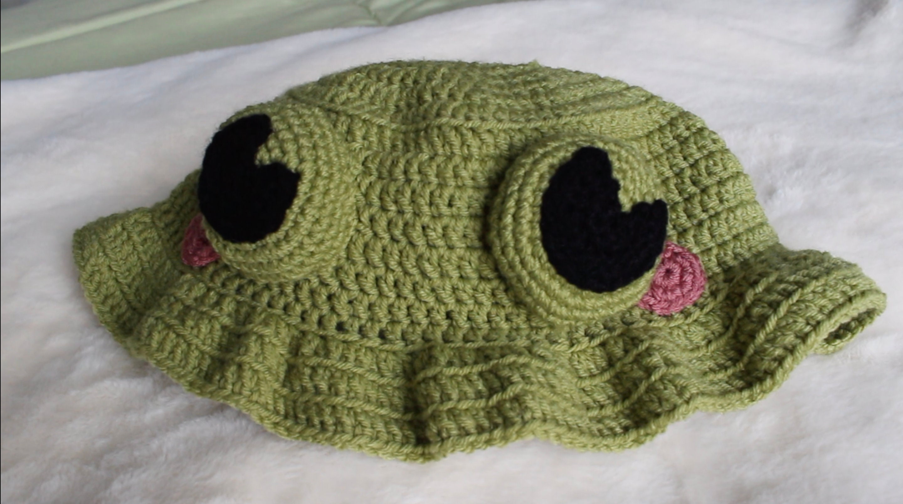 Cute Crochet Frog Bucket Hat - Etsy