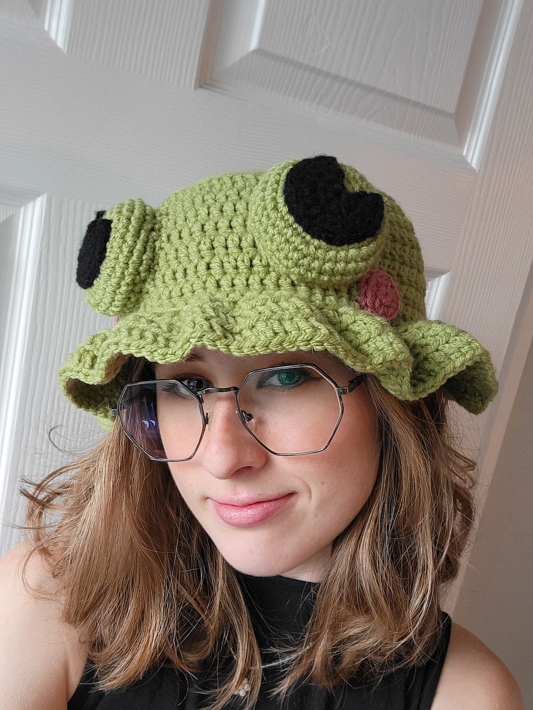 Cute Crochet Frog Bucket Hat - Etsy