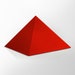 Energy Pyramid | Red | Colors of the Four Elements | Gift | Pyramid for ...