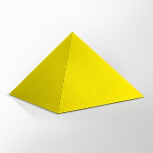 Energy Pyramid | Yellow | Colors of the Four Elements | Gift | Pyramid ...