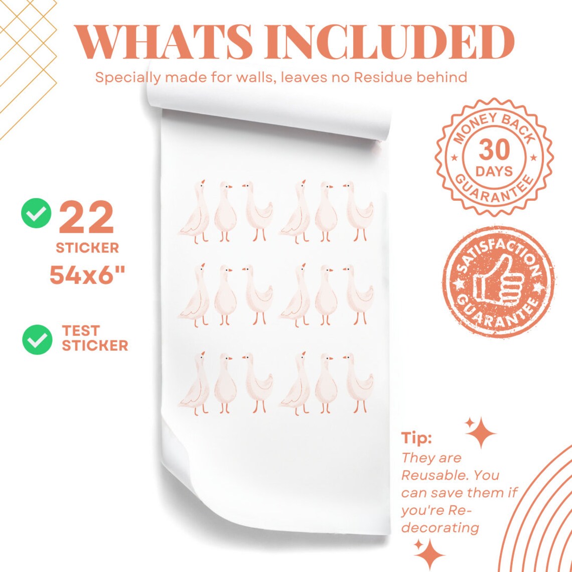 Geese Parade - Wall Stickers | Classroom, Kids Room & Nursery Decor ...