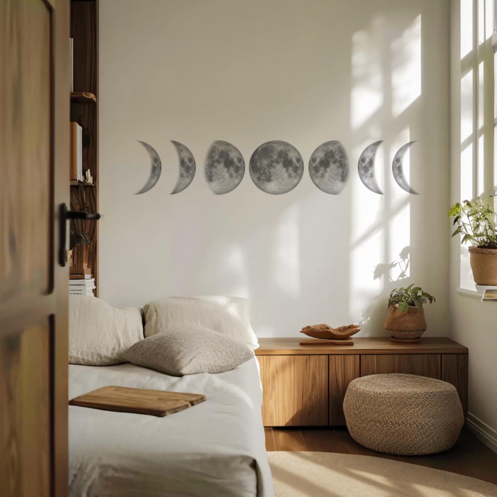 Phases of Luna - Moon Wall Stickers | Classroom, Office, Kids Room ...