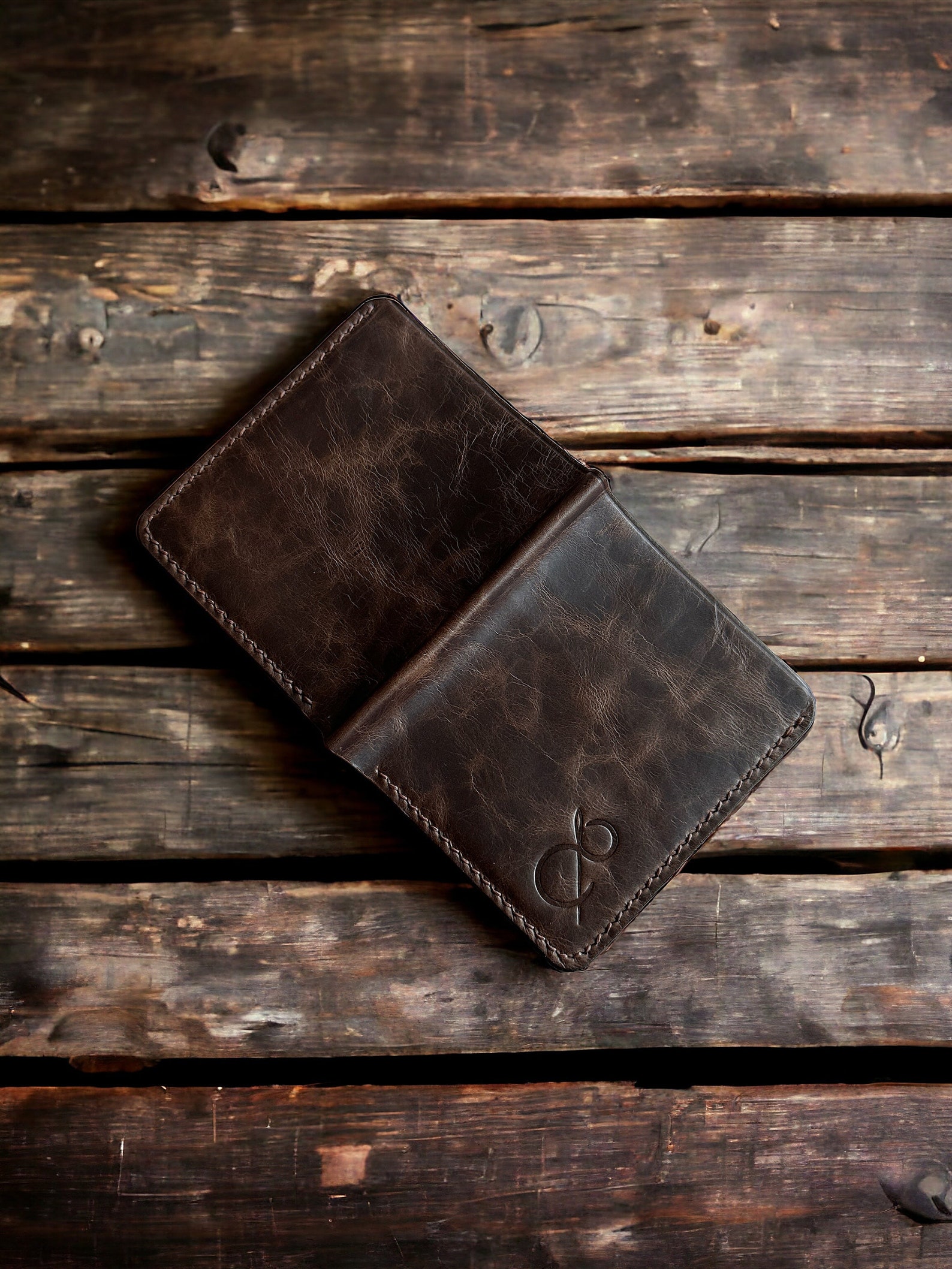Italian Leather Slim Wallet – Rustic, Minimal and Timeless - Etsy