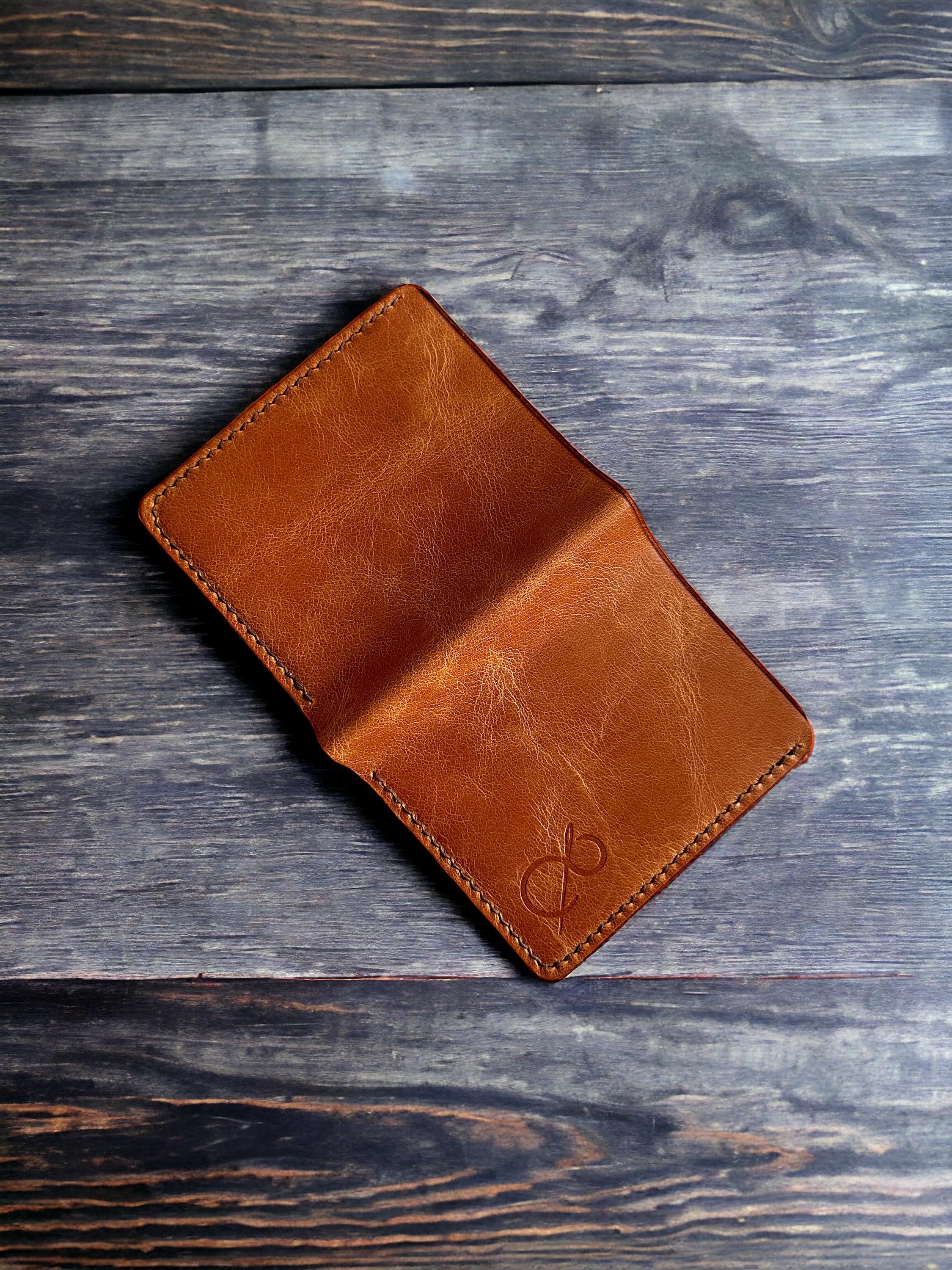 Handmade Italian Leather Wallet: Personalized Monogram Gift - Etsy