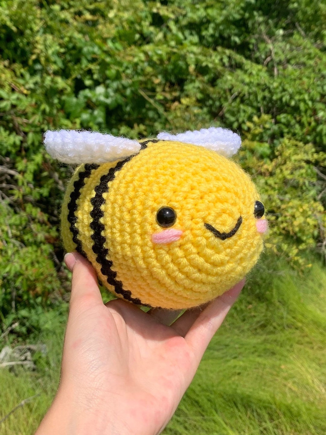 Crocheted Bee Plushie - Etsy