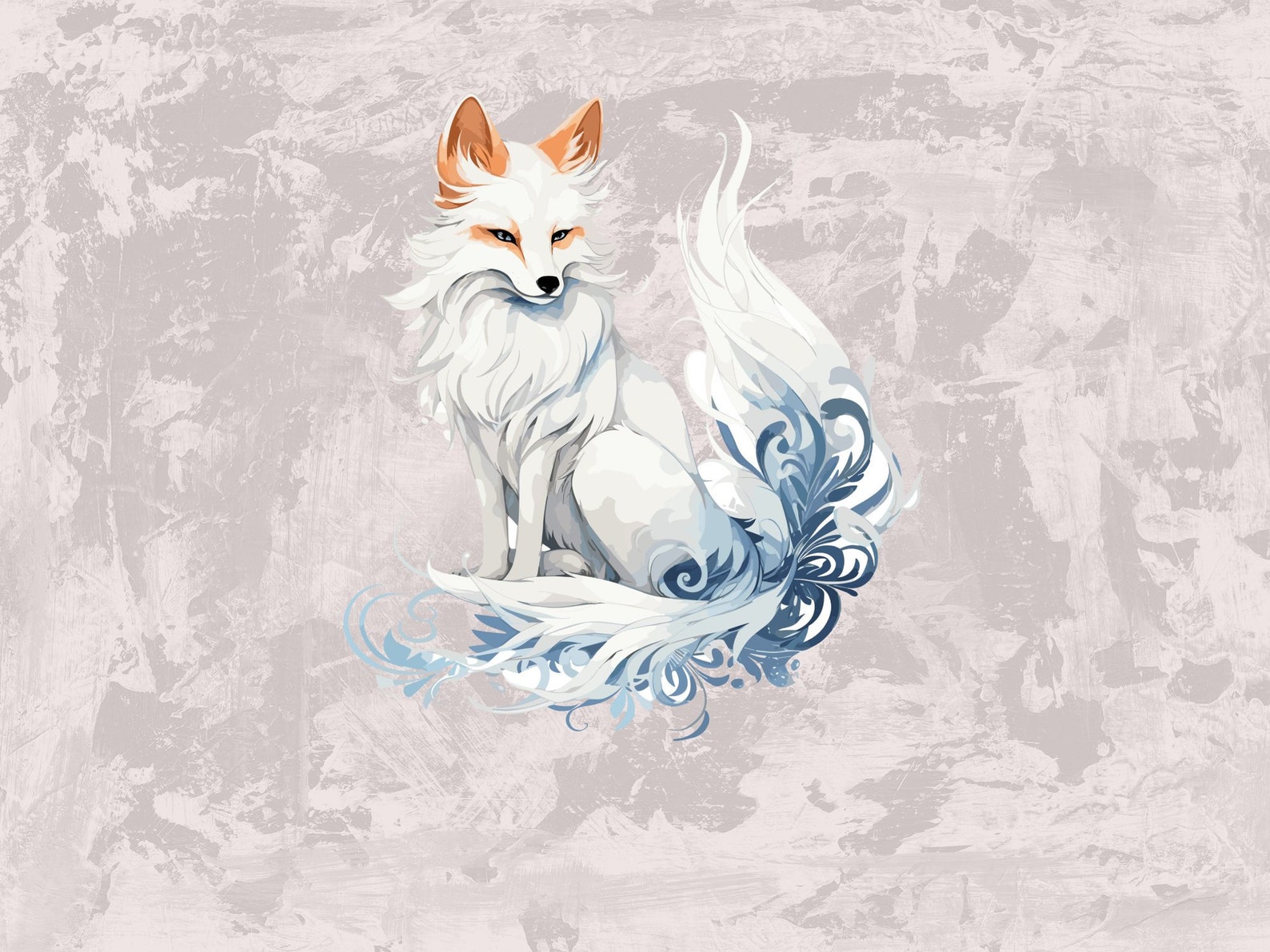 Anime Fox2 Svg Png Eps Commercial Use Clipart Vector Graphics for Wall ...