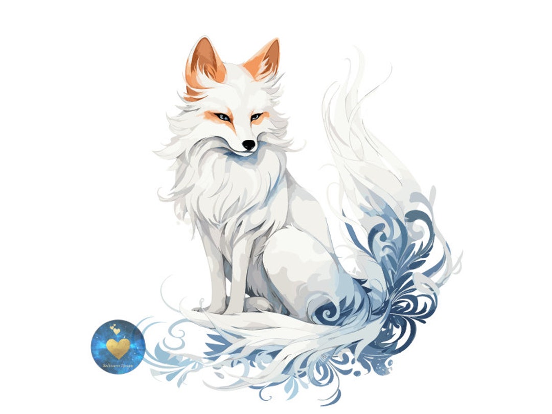 Anime Fox2 Svg Png Eps Commercial Use Clipart Vector Graphics for Wall ...