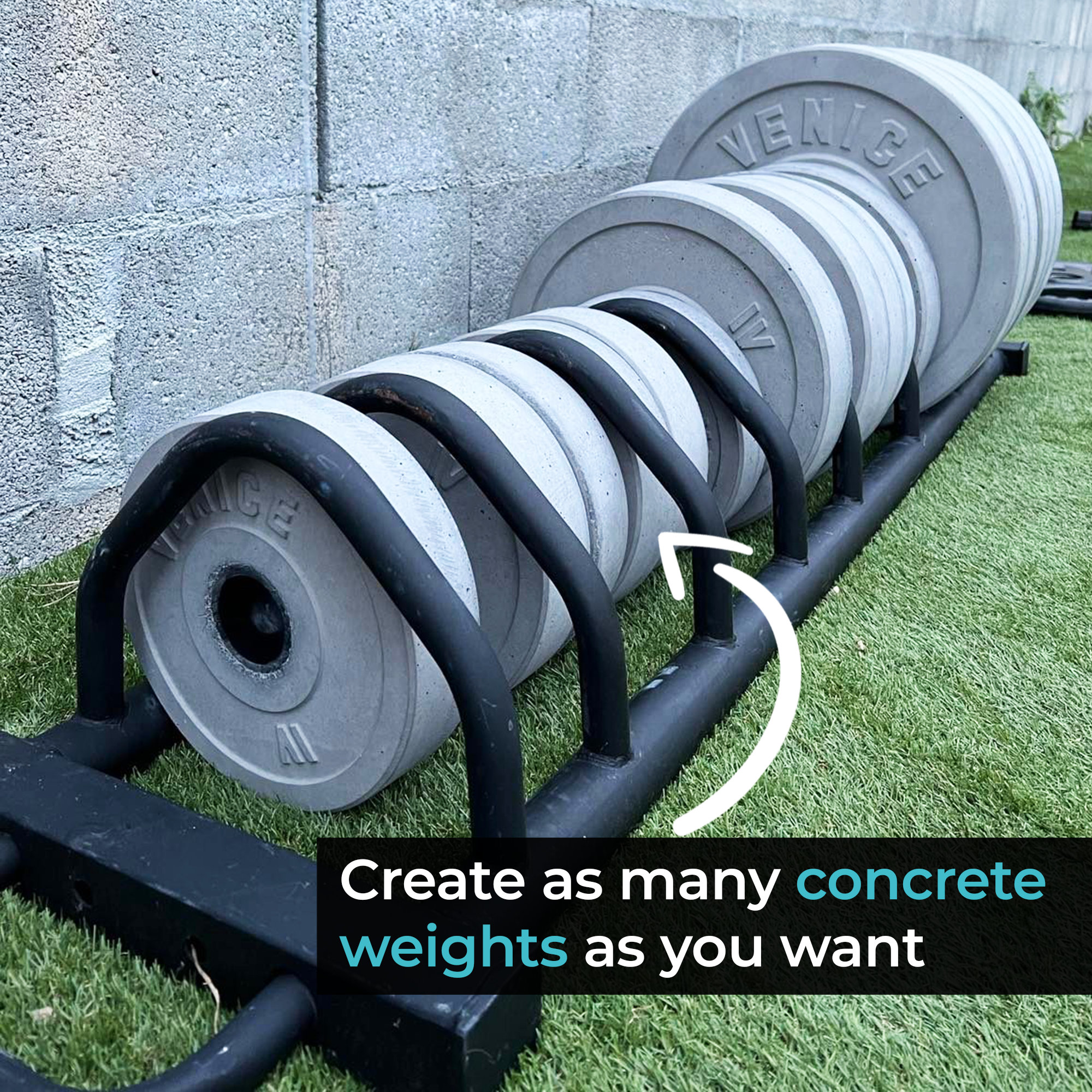 10kg/25lbs Concrete Weight Plates Mold - Medium - Veniceweights® - Etsy