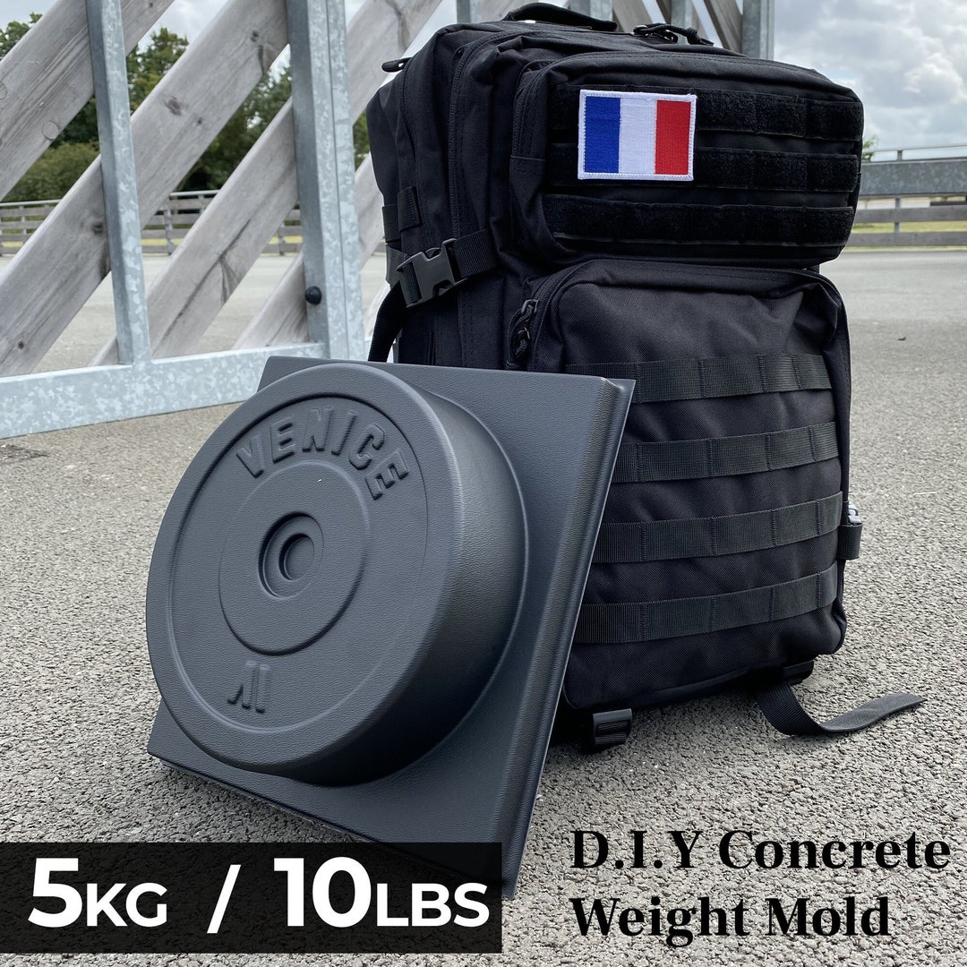 5kg / 10lbs Concrete Weight Plates Mold - Small - Veniceweights® - Etsy