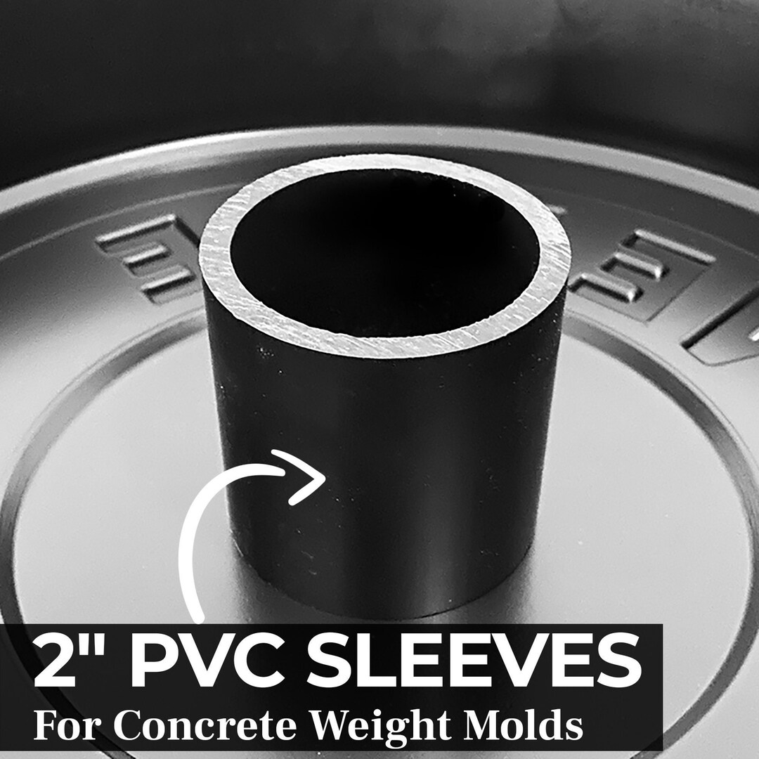 2 Pvc Sleeves for Olympic Barbell and Concrete Weight - Etsy