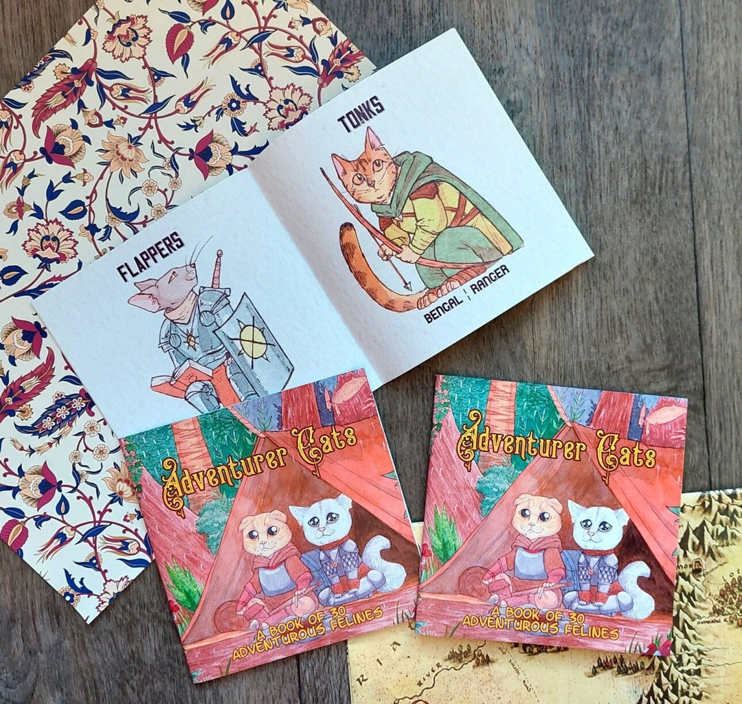 Adventurer Kitties Cat TTRPG Zine - Etsy