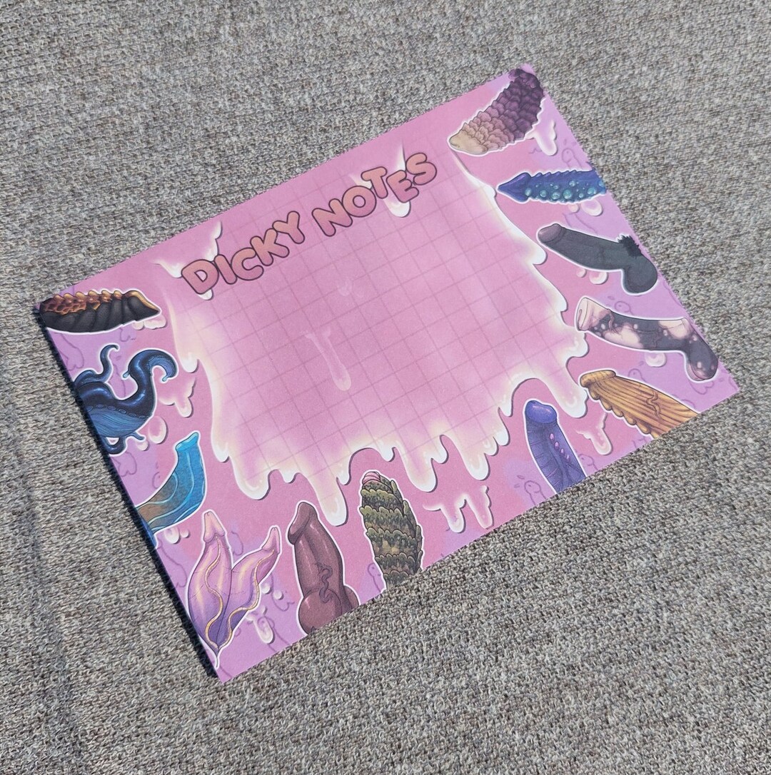 18+ Sticky Notes || Monsterfucker Dicky Notes || Monster Dick ...