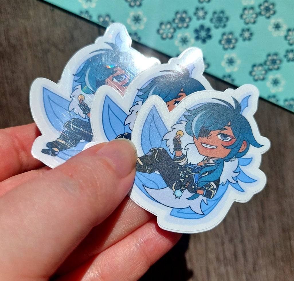 Genshin Impact Kaeya Inspired Vinyl Sticker - Etsy