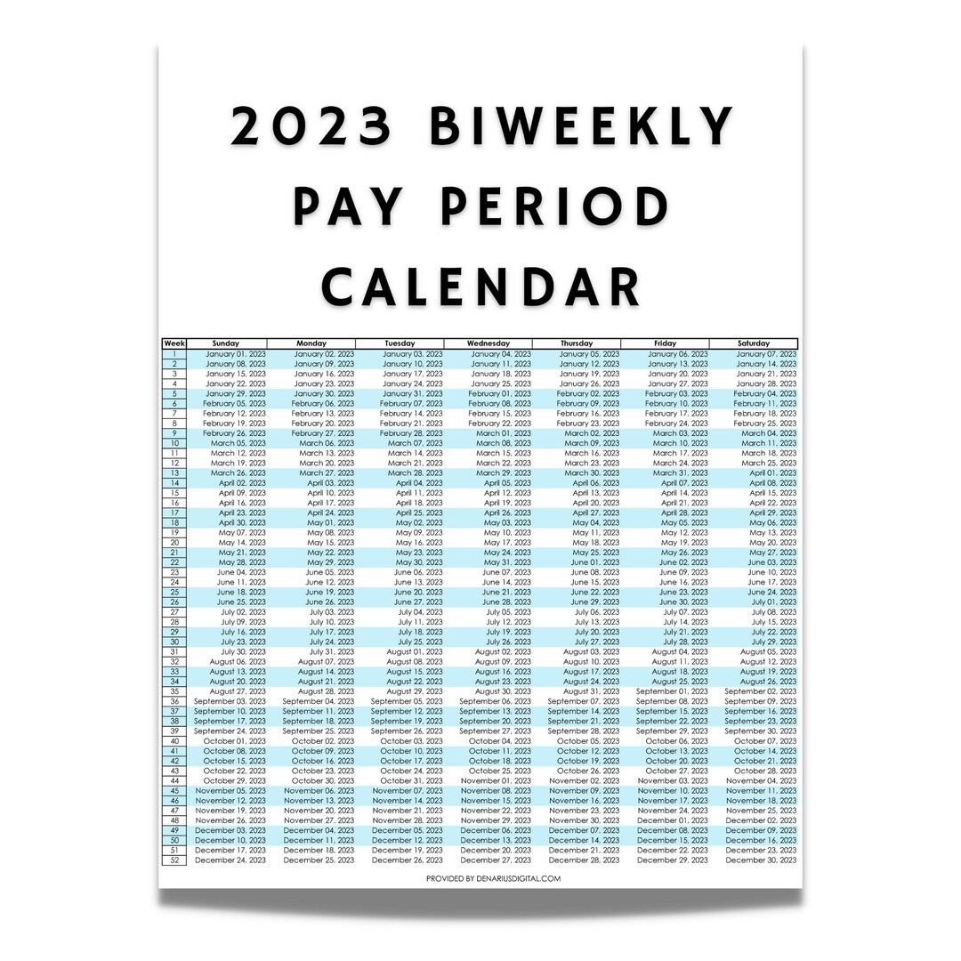 Adp Biweekly Payroll Calendar 2023 2023 Calendar Gambaran