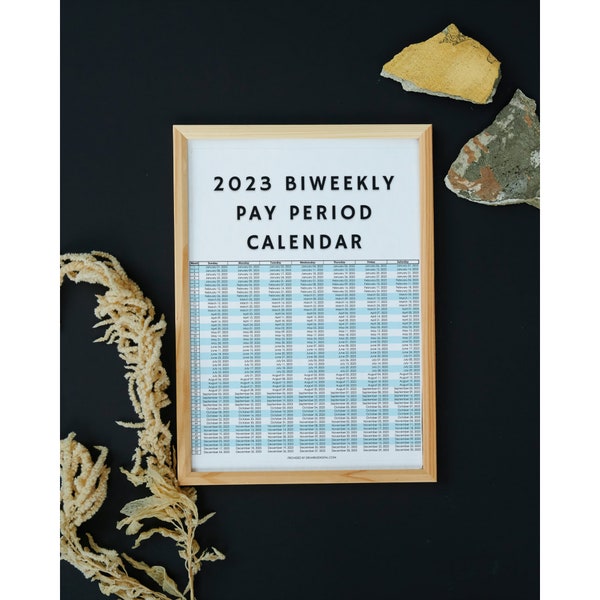 Biweekly Payroll Calendar - Etsy