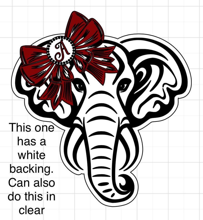 Alabama Decal; Vinyl Decal; Car Decal; Alabama Cup Decal; Great for ...