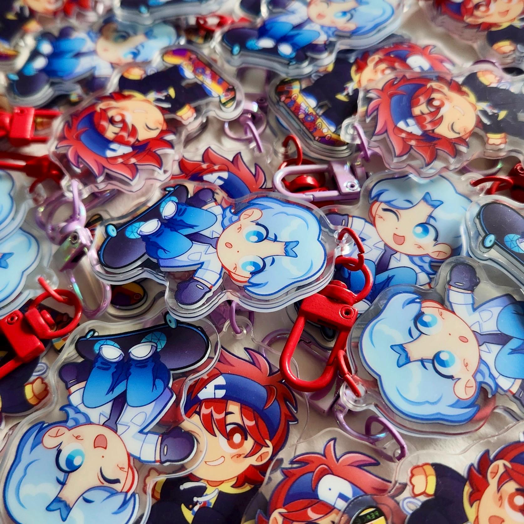 SK8 the Infinity! Reki & Langa Double-sided Keychains - Etsy