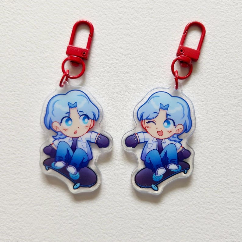 SK8 the Infinity! Reki & Langa Double-sided Keychains - Etsy