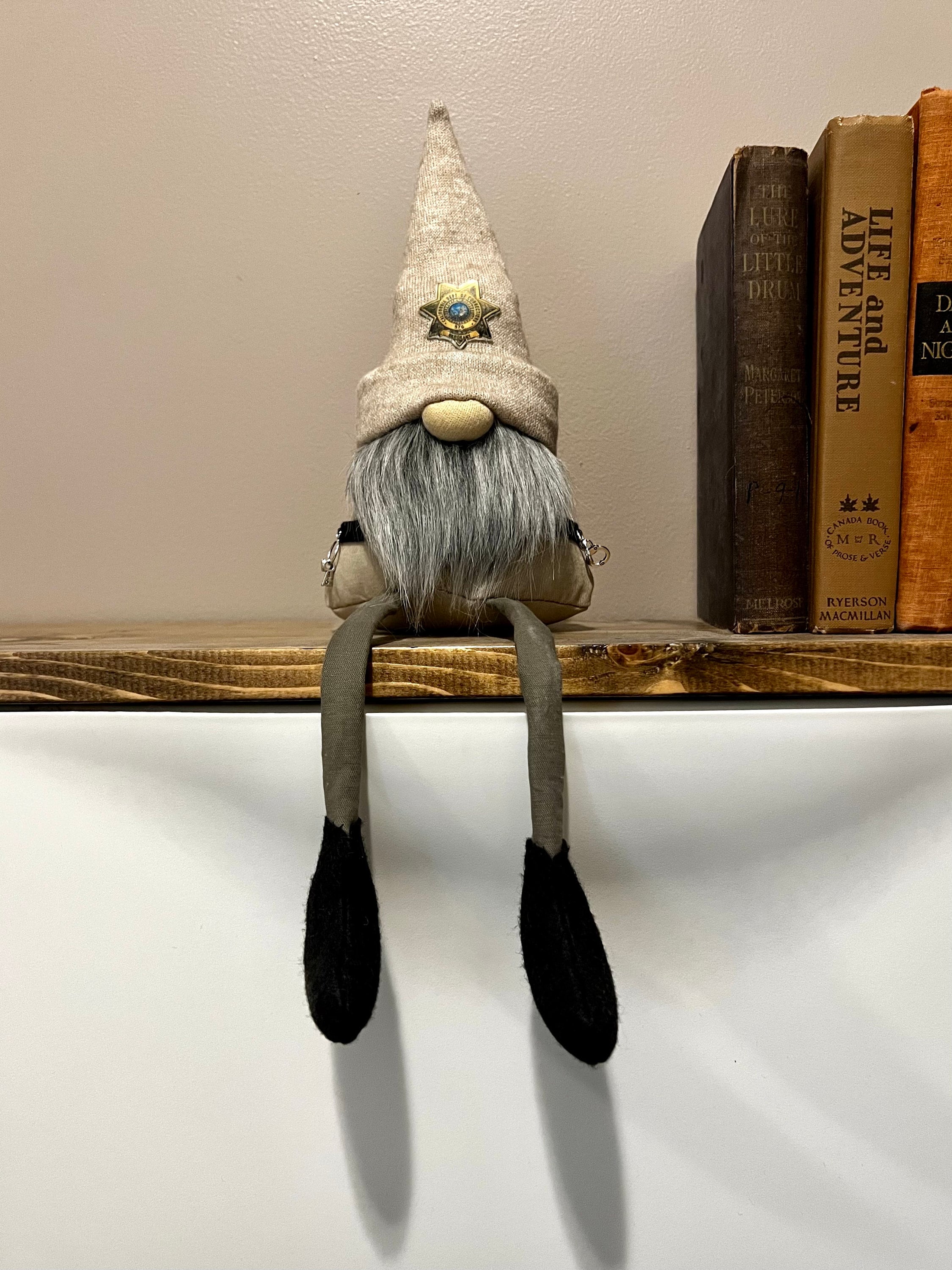 Corrections Gnome With Boots - Correctional Officer Gift, Sheriff Gnome ...