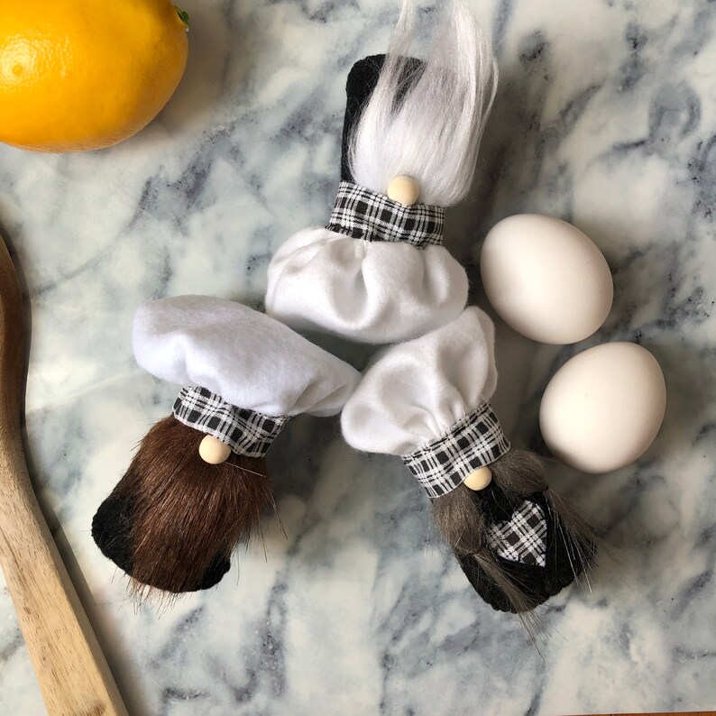 Mini Chef Gnomes - Farmhouse Kitchen Decor, Baking Gifts for Her - Etsy