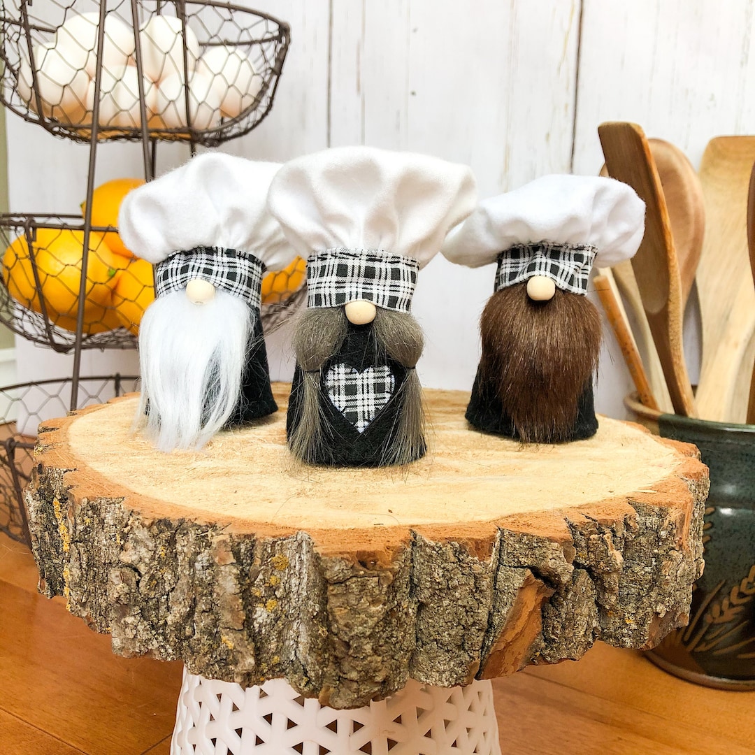Mini Chef Gnomes - Farmhouse Kitchen Decor, Baking Gifts for Her - Etsy