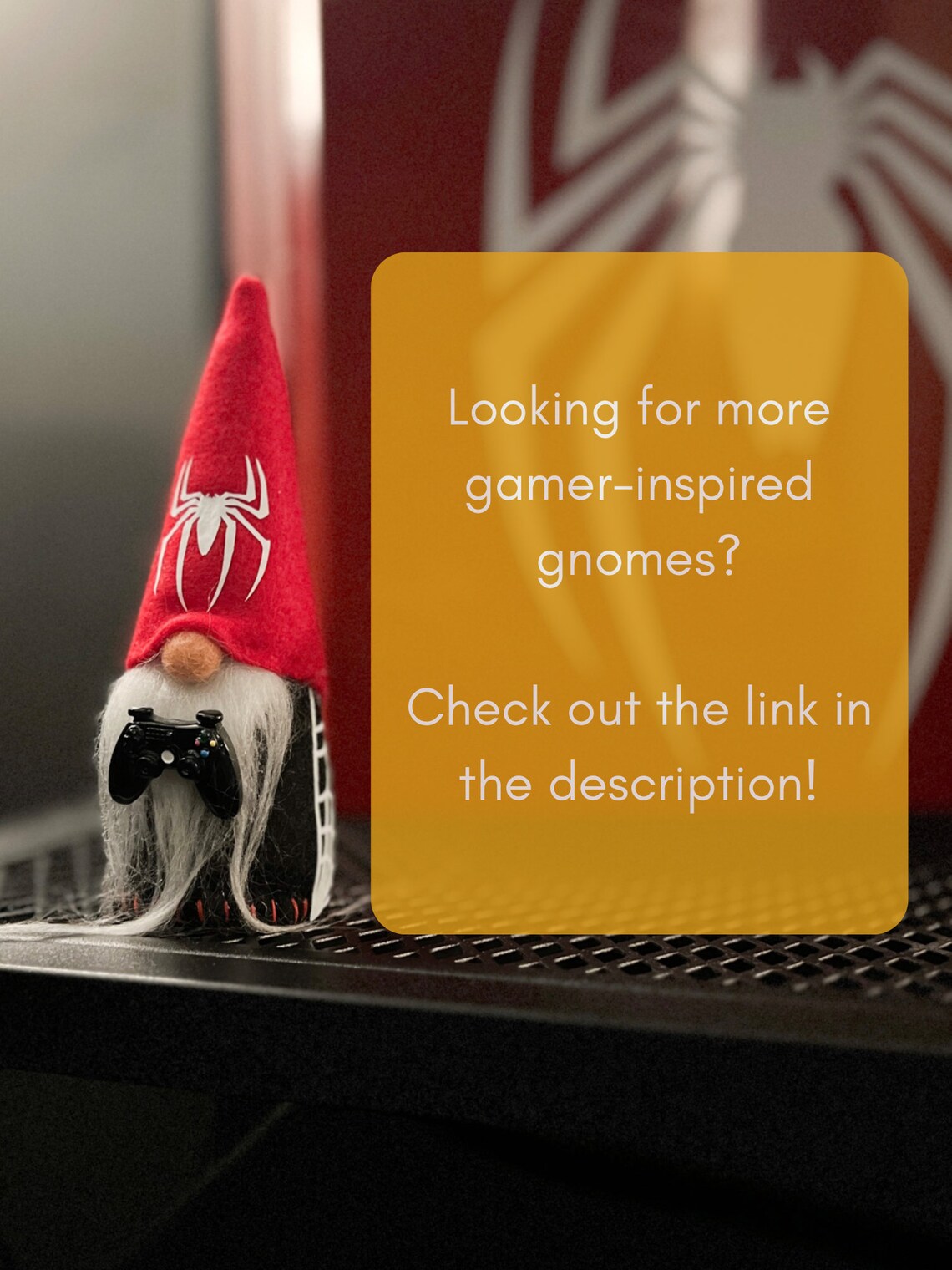 Spider-man Venom Gamer Inspired Mini Gnome Gaming Desk Accessory, Xbox ...