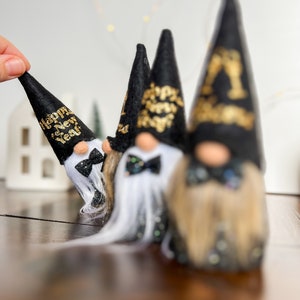New Years Mini Gnome | Nye Party Decor, 2025 Hostess Gift, Bougie ...