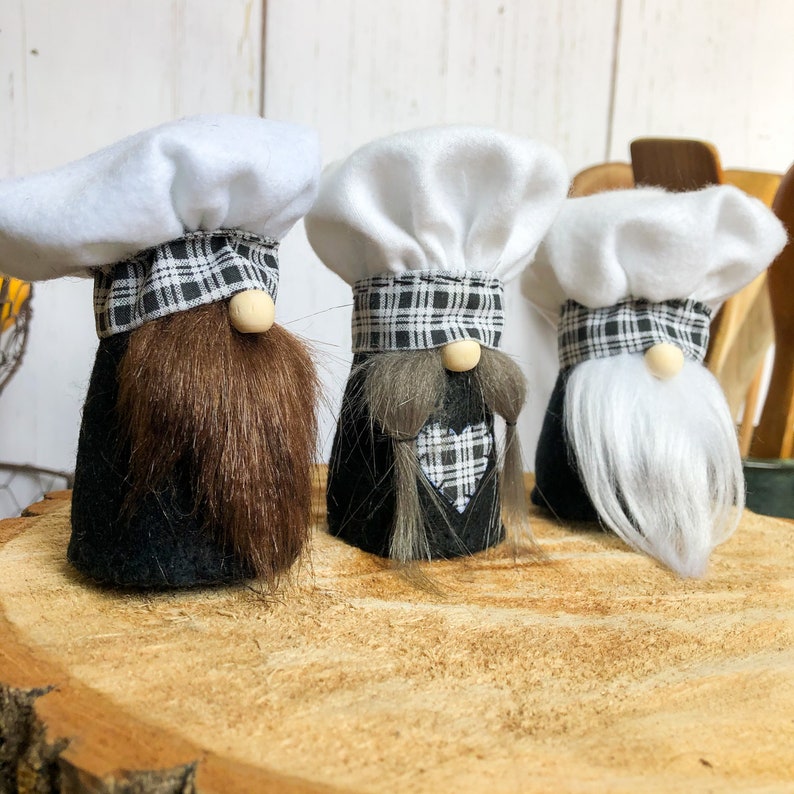 Mini Chef Gnomes - Farmhouse Kitchen Decor, Baking Gifts for Her - Etsy