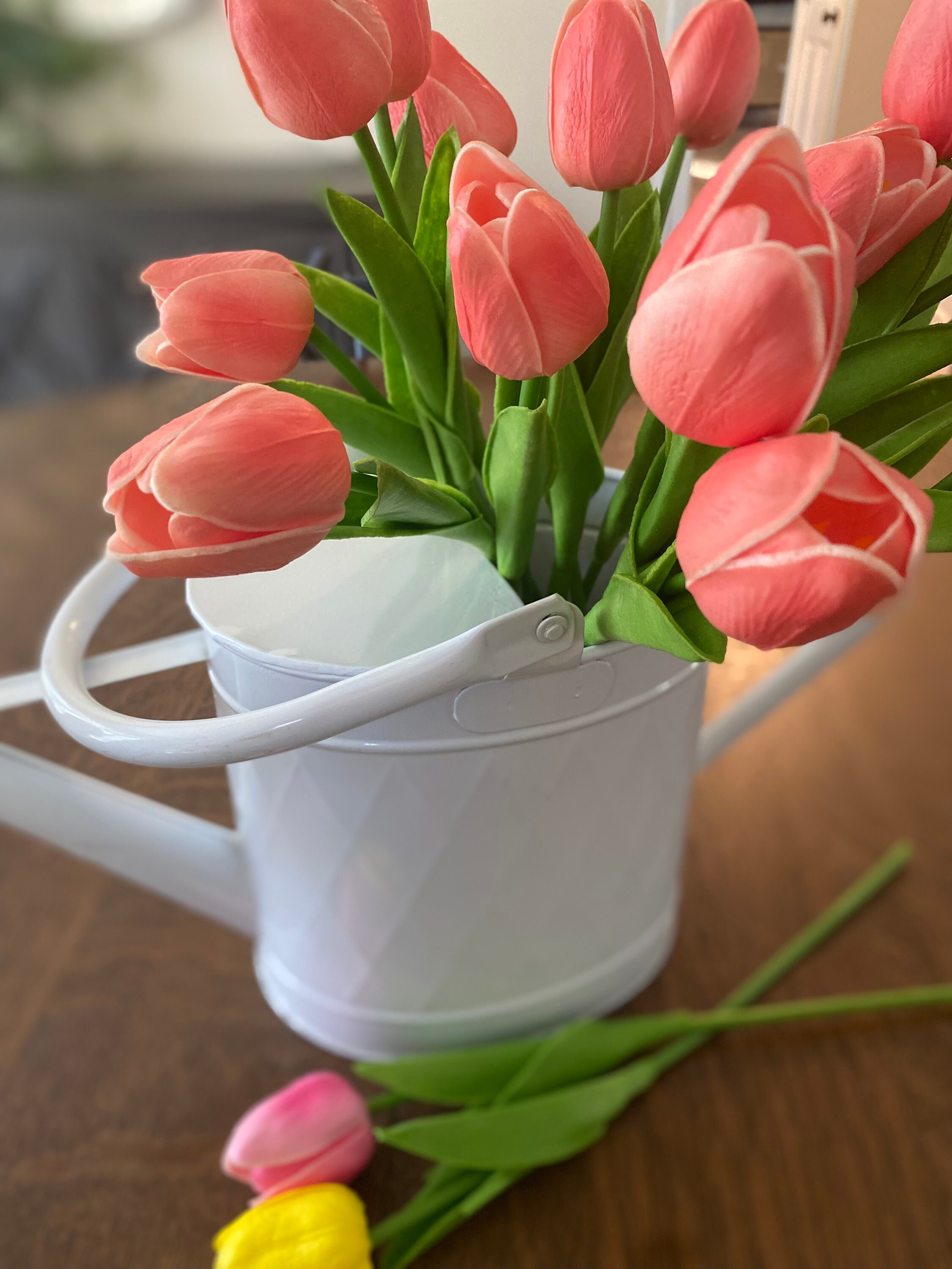 Watering Can With Flowers, Watering Can Centerpiece, Spring Centerpiece ...