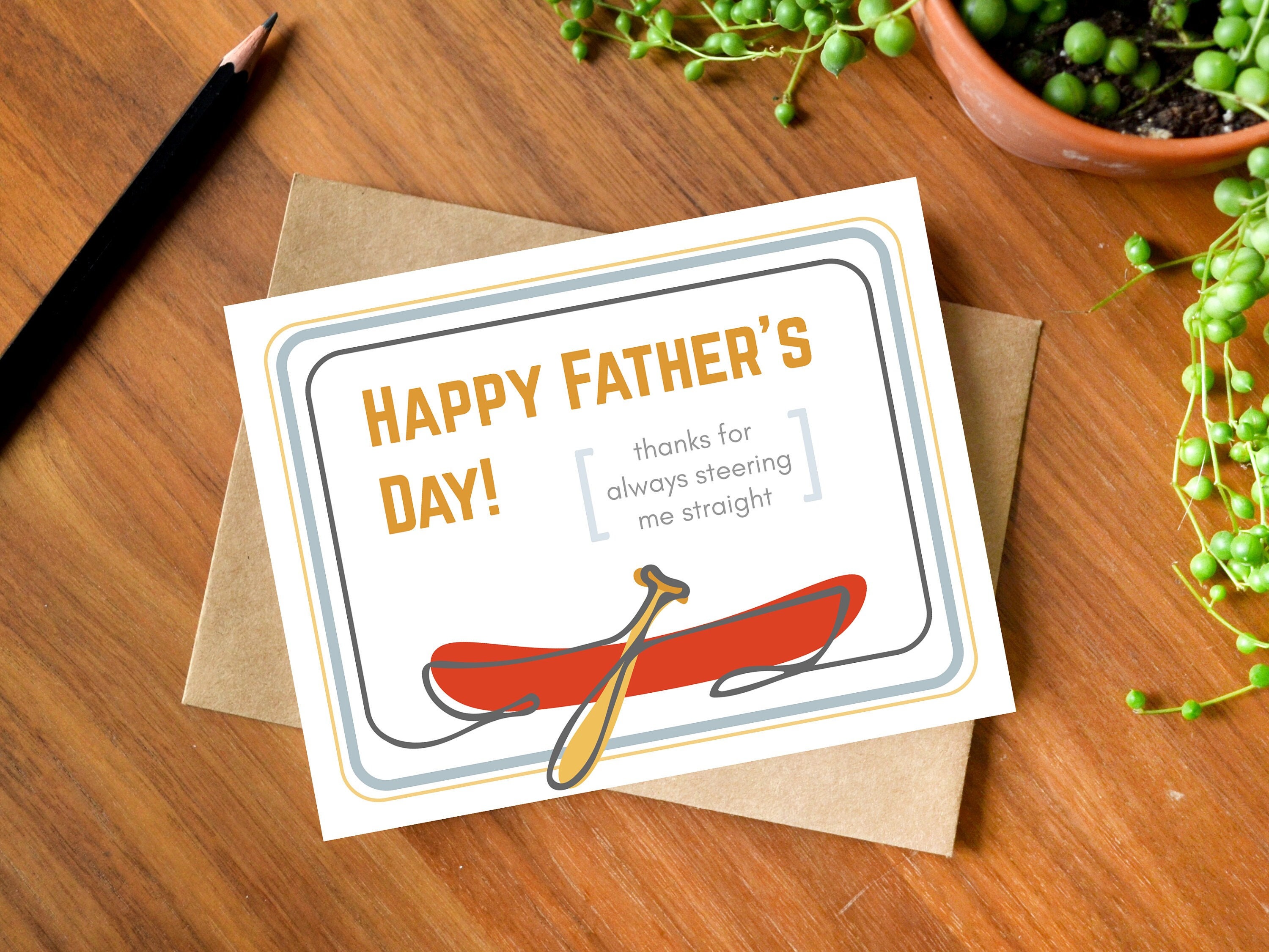 Thank You Dad Printable Father's Day Card Outdoor Theme - Etsy Canada