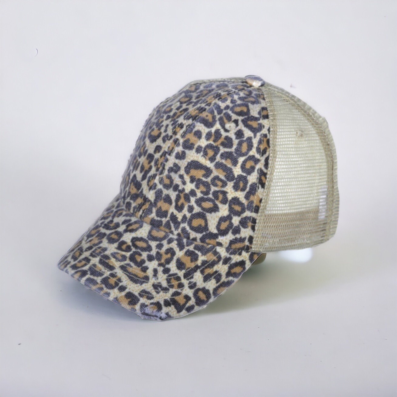 Women’s Leopard Print Leather Patch Hat | Simply Blessed - Etsy
