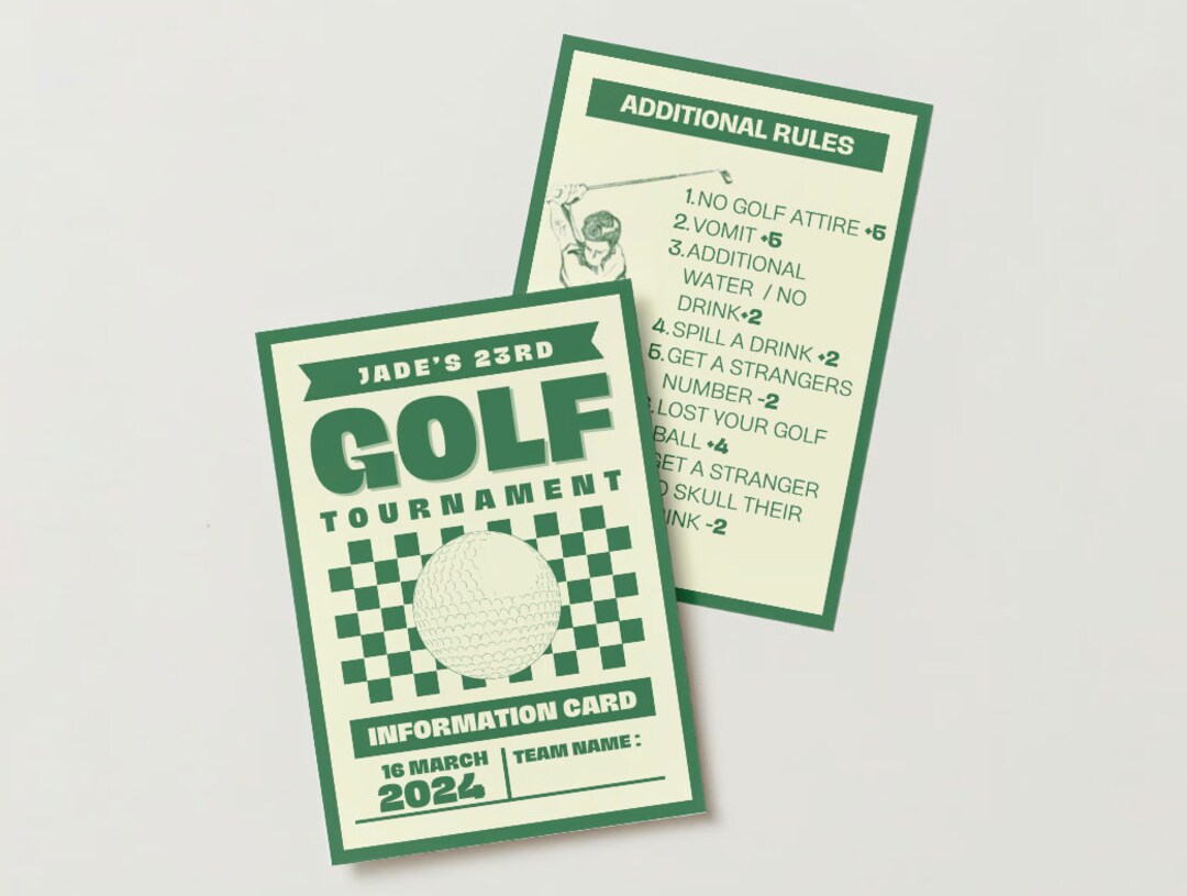 Pub Golf Printable Scorecard, Funny Drinking Game, Hen Party Game ...