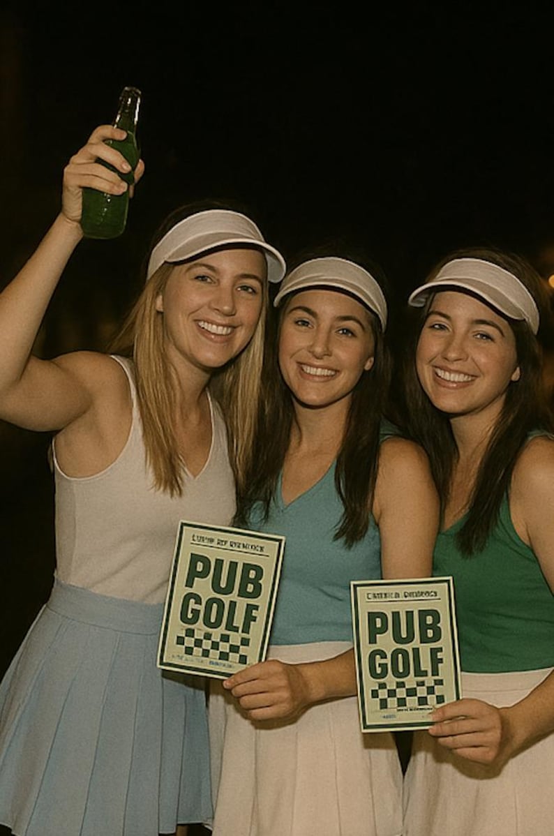Pub Golf Printable Scorecard, Funny Drinking Game, Hen Party Game ...
