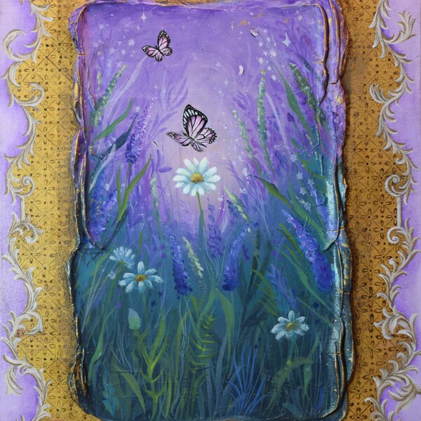 Butterfly Textured Painting - Etsy