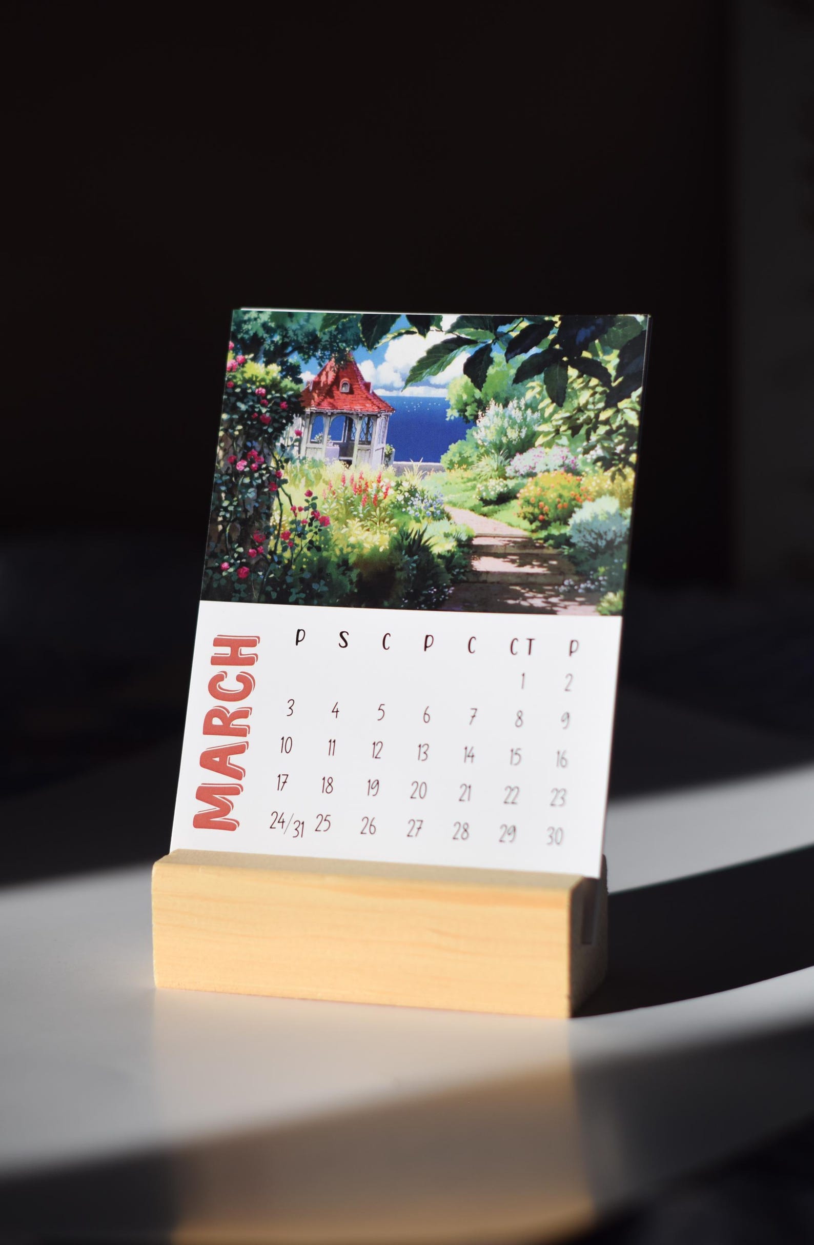 2025 Studio Ghibli Desk Calender / Anime Aesthetic Calender - Etsy