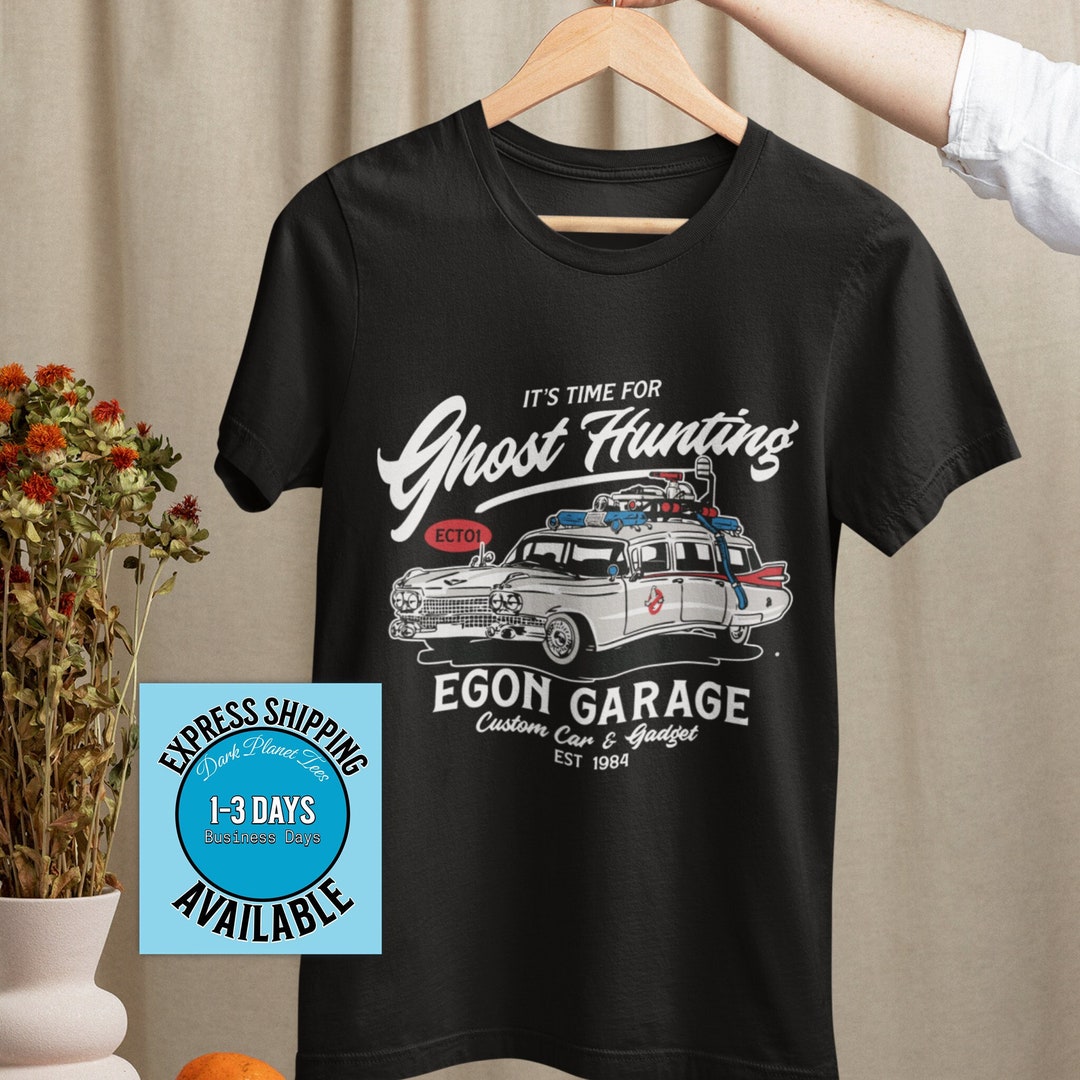 Ghost Hunting Egon Garage Shirt Real Ghostbusters Ghost Hunters Horror ...